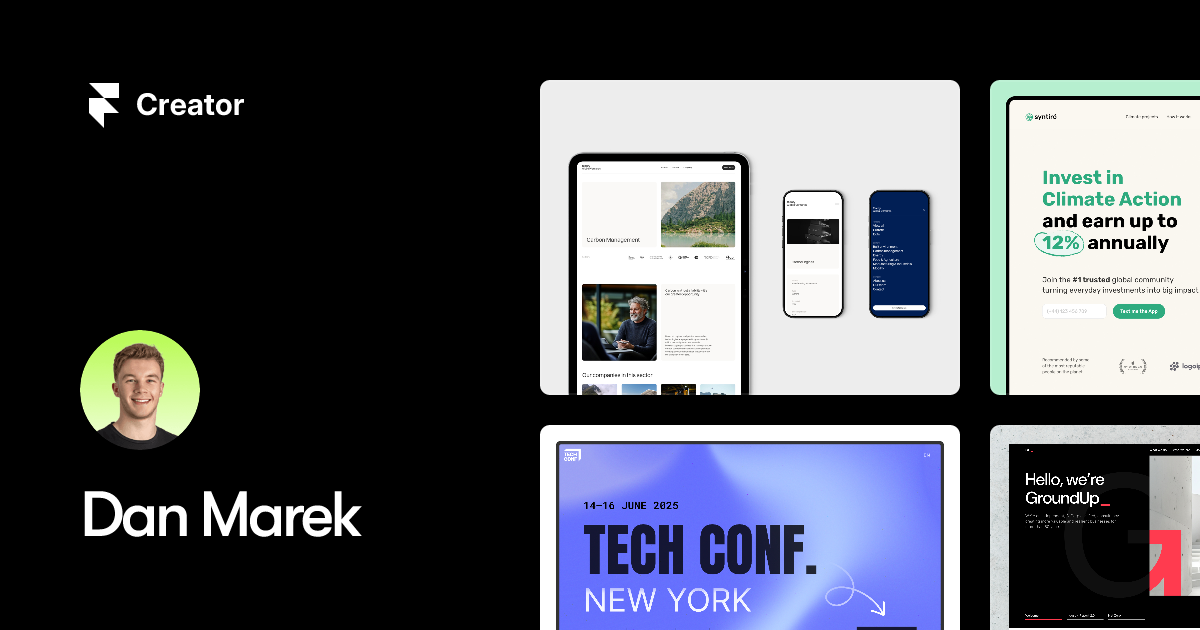 Dan Marek — Framer Creator