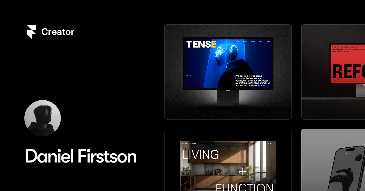 Daniel Firstson — Framer Creator