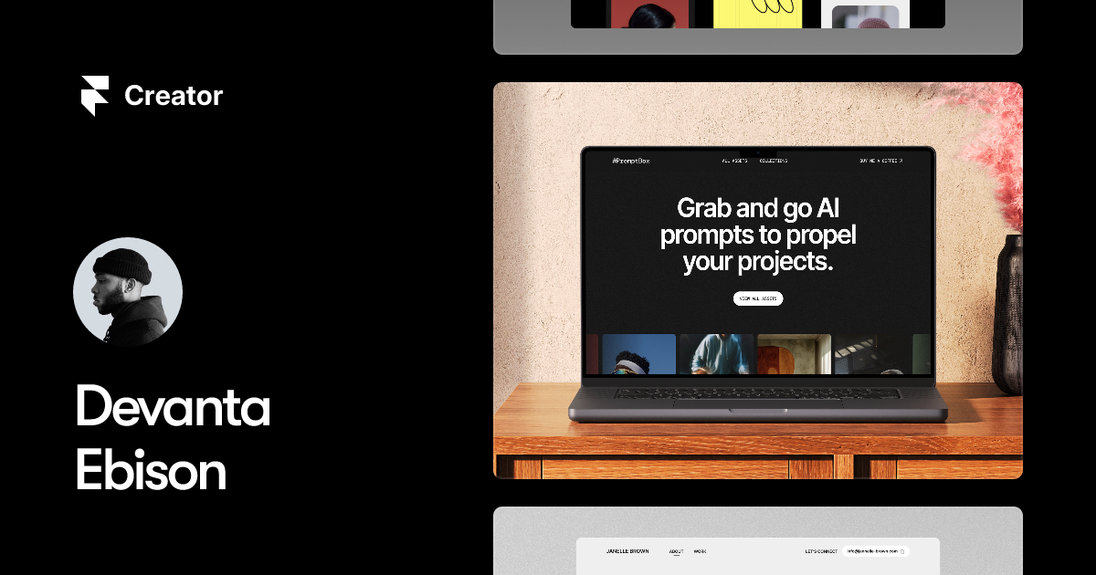 Devanta Ebison — Framer Creator