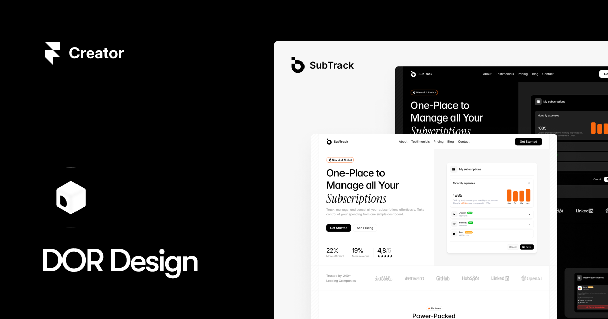 DOR Design — Framer Creator