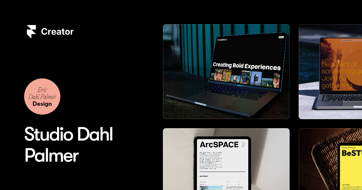 Studio Dahl Palmer — Framer Creator