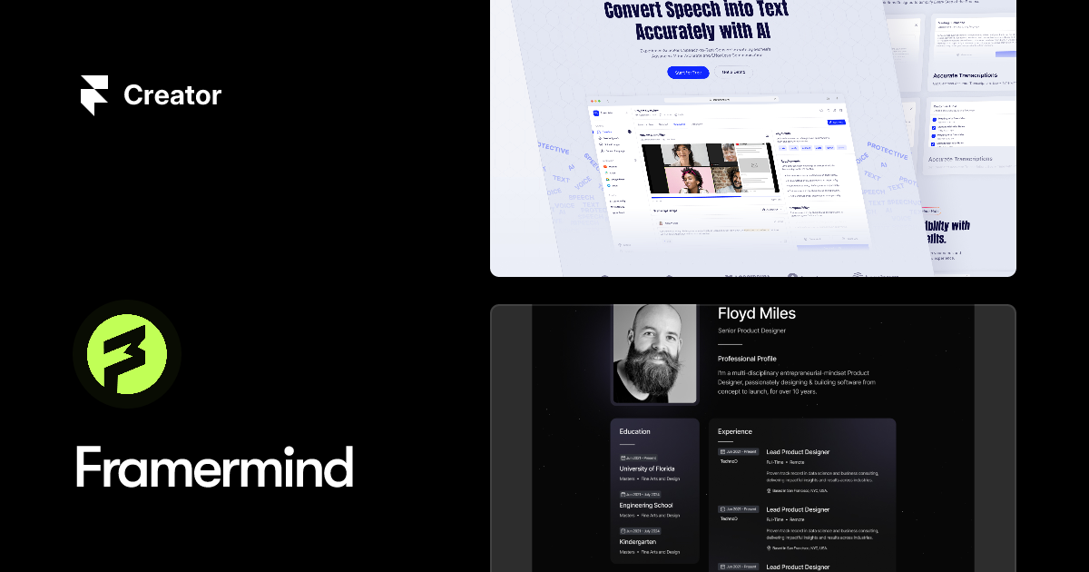 Framermind — Framer Creator