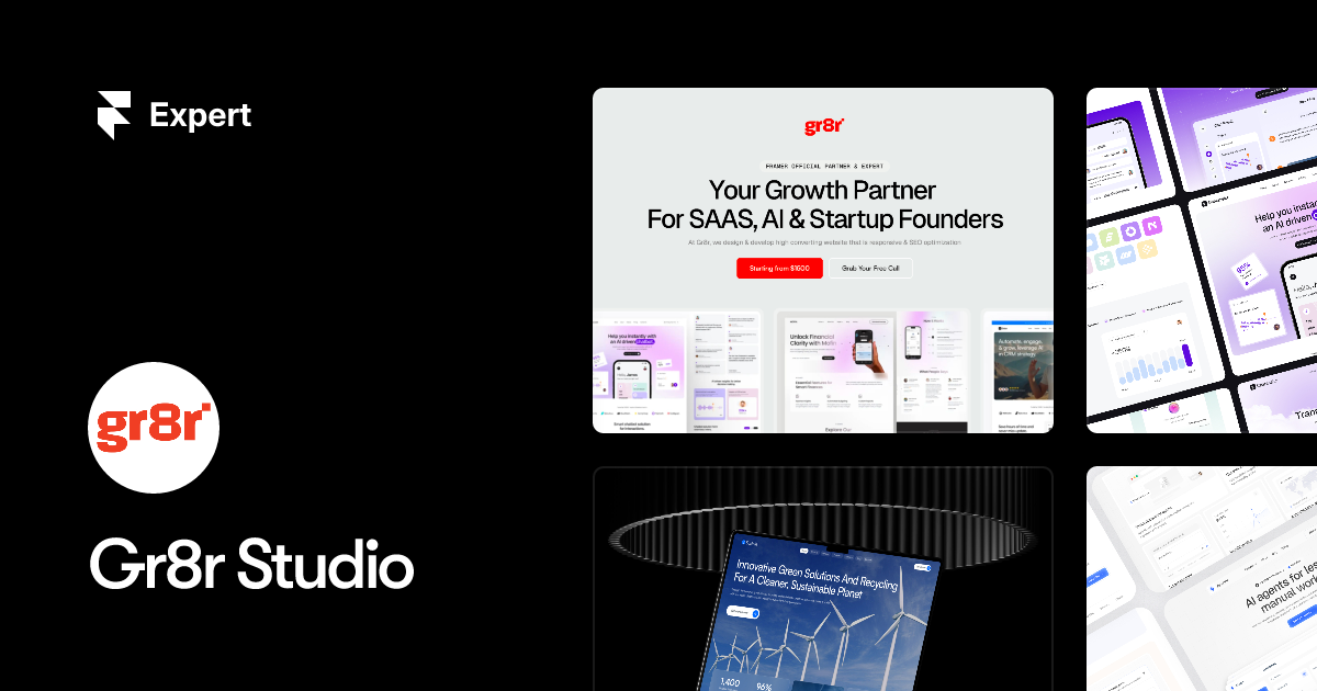 Gr8r Studio — Framer Creator