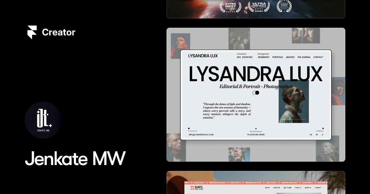 Jenkate MW — Framer Creator