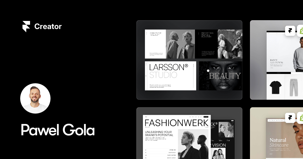 Pawel Gola — Framer Creator
