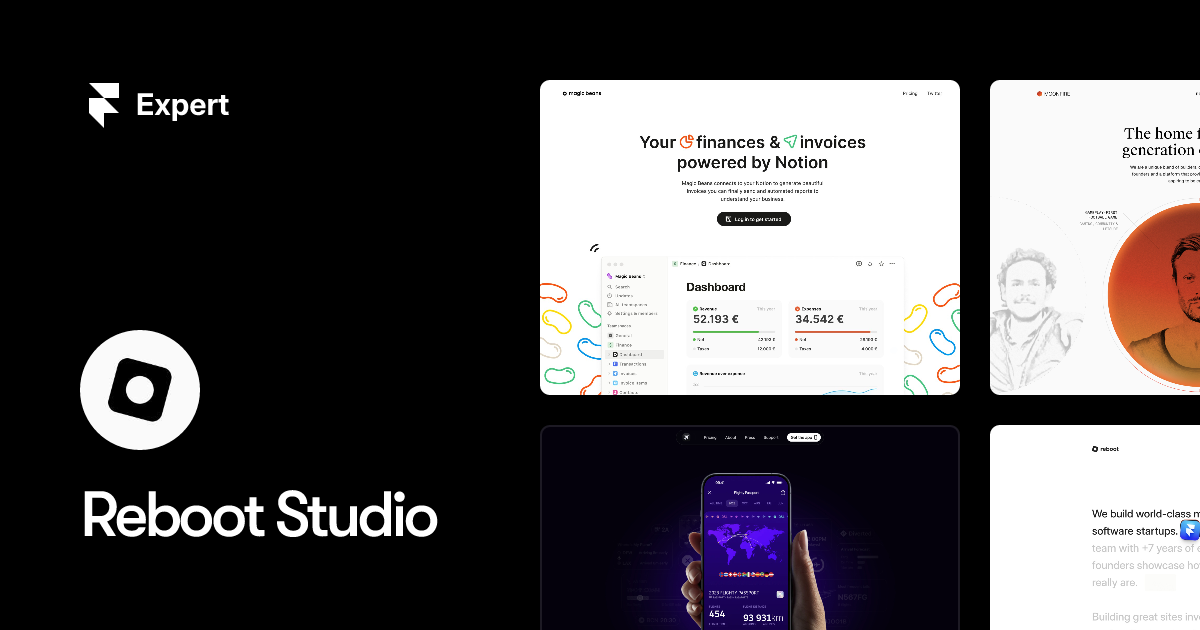 Reboot Studio — Framer Creator
