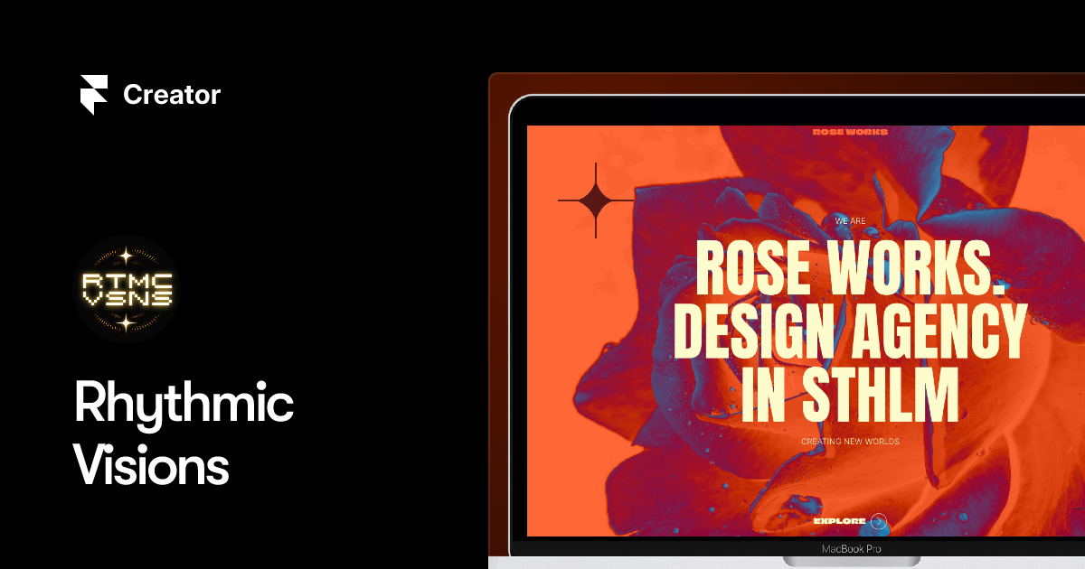 Rhythmic Visions — Framer Creator