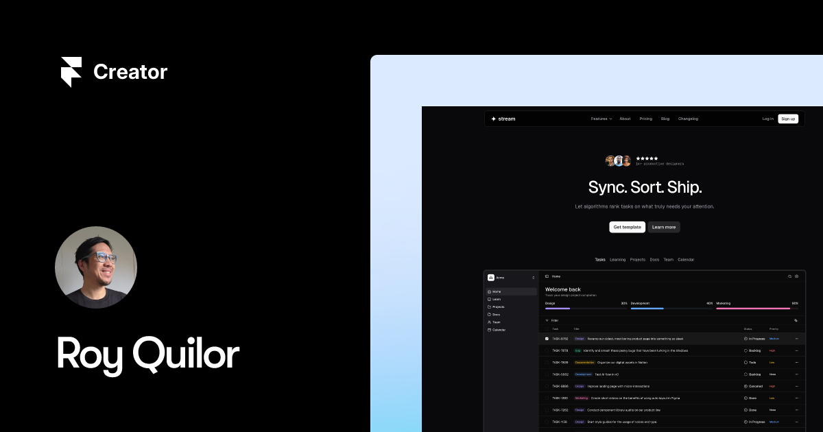 Roy Quilor — Framer Creator
