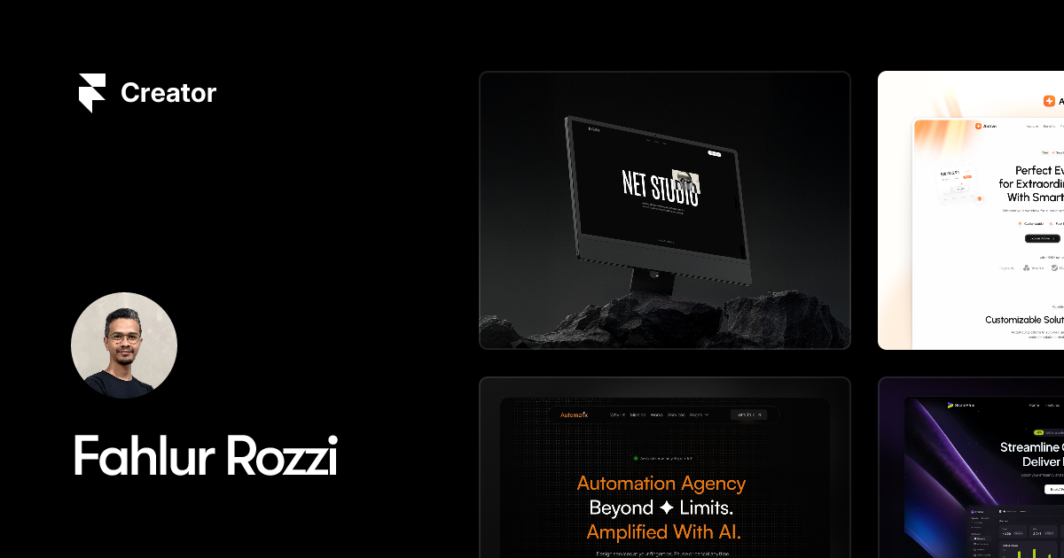 Fahlur Rozzi — Framer Creator