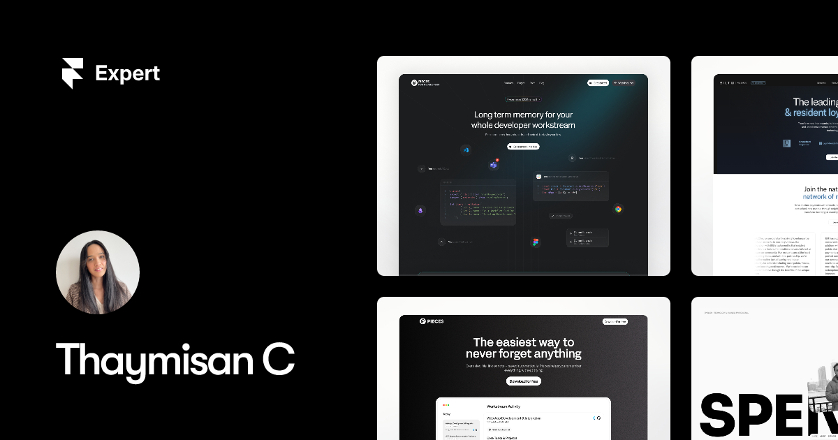 Thaymisan C — Framer Creator