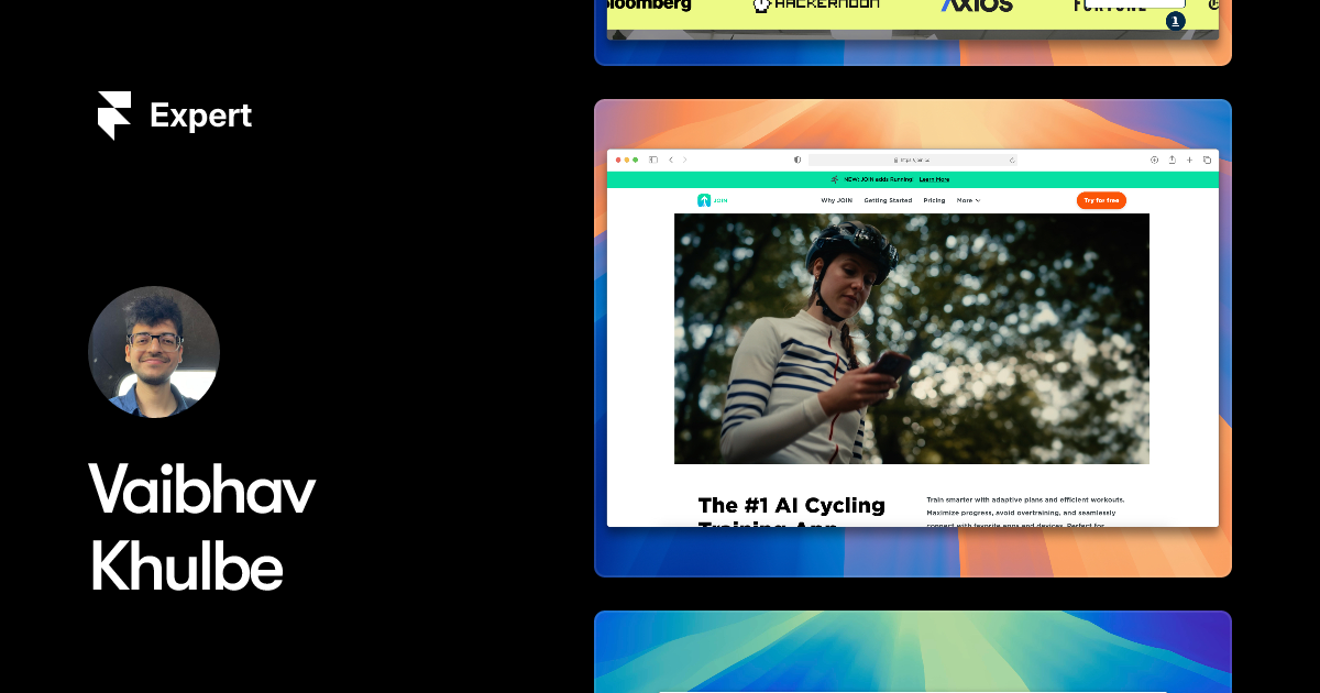 Vaibhav Khulbe — Framer Creator