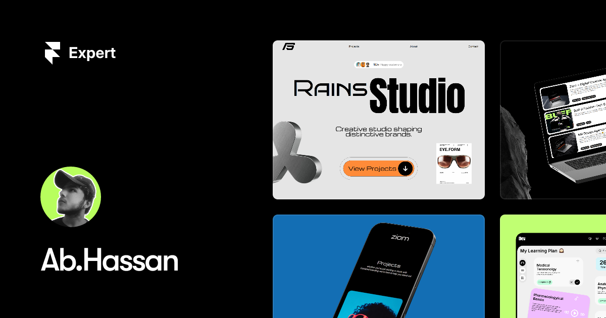 Ab.Hassan — Web Design Freelancer on Framer Experts