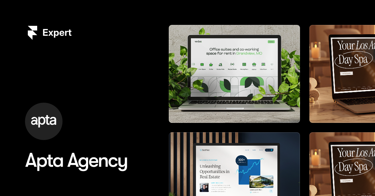 Apta Agency — Web Design Studio on Framer Experts