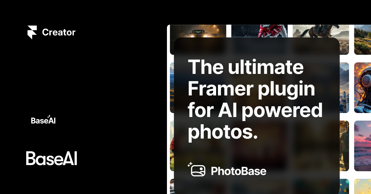 Website Plugins by BaseAI — Framer Creator