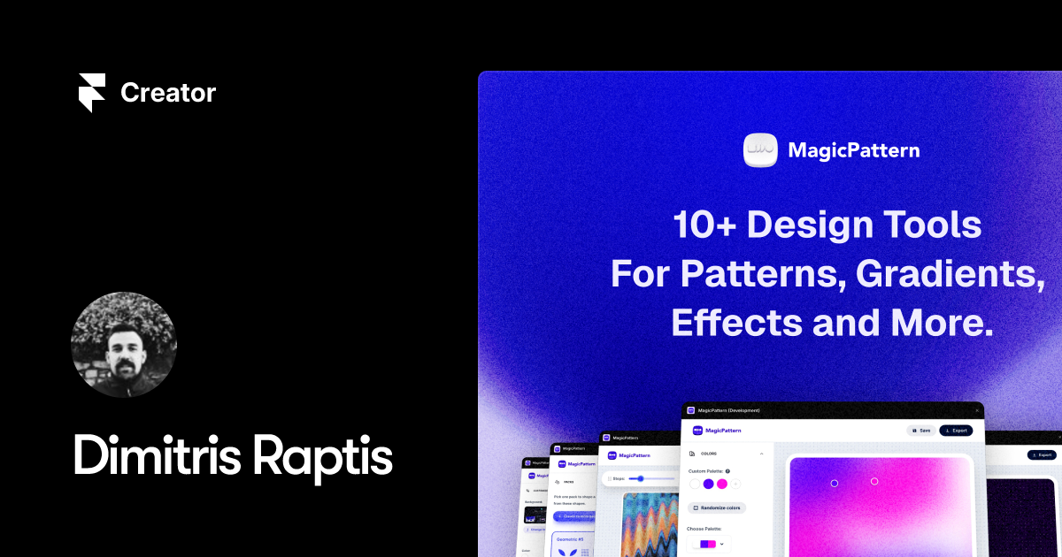 Website Plugins by Dimitris Raptis — Framer Creator