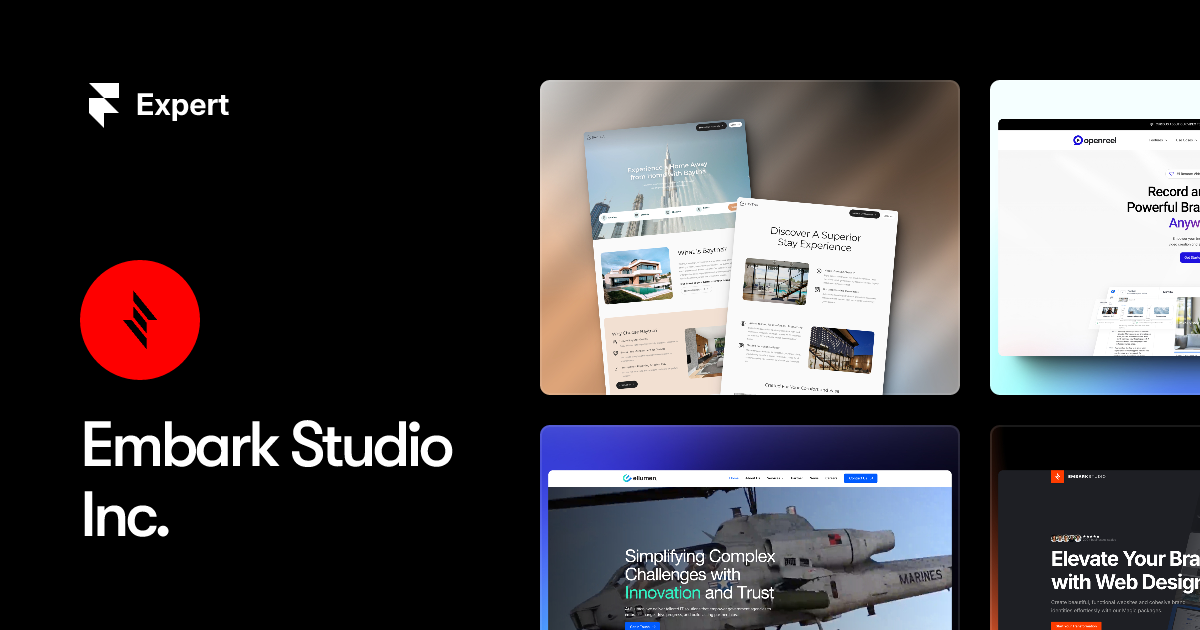 Embark Studio Inc. — Web Design Agency on Framer Experts