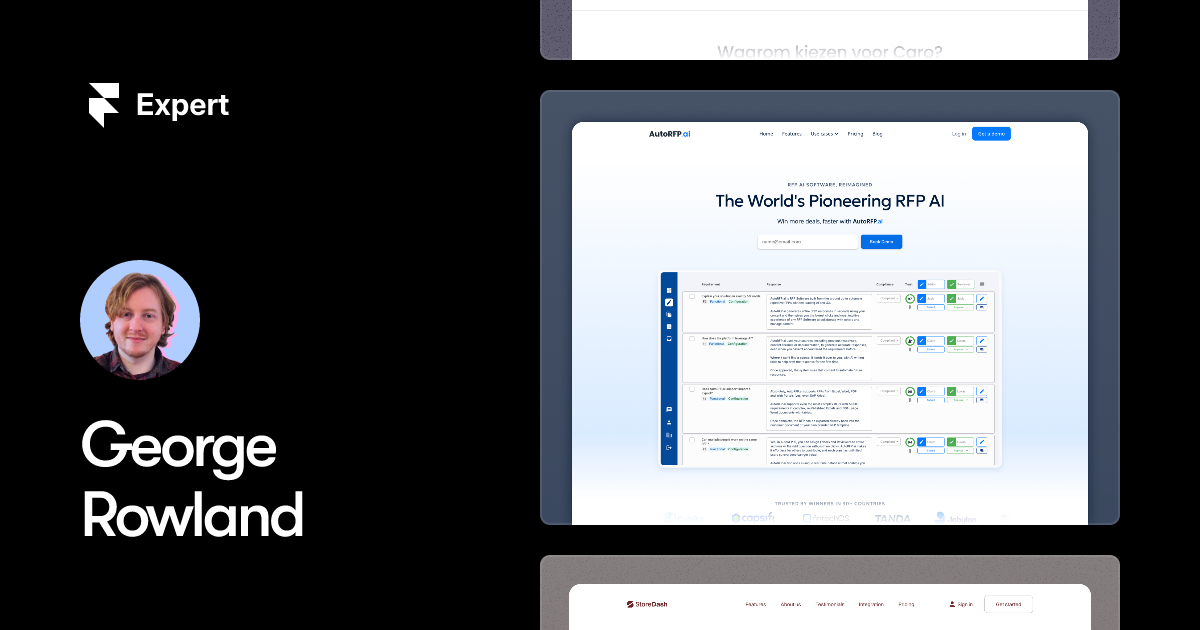 George Rowland — Web Design Freelancer on Framer Experts