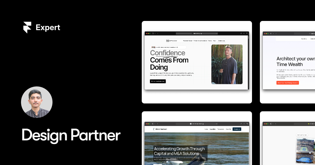 Pro design Partner — Framer Creator