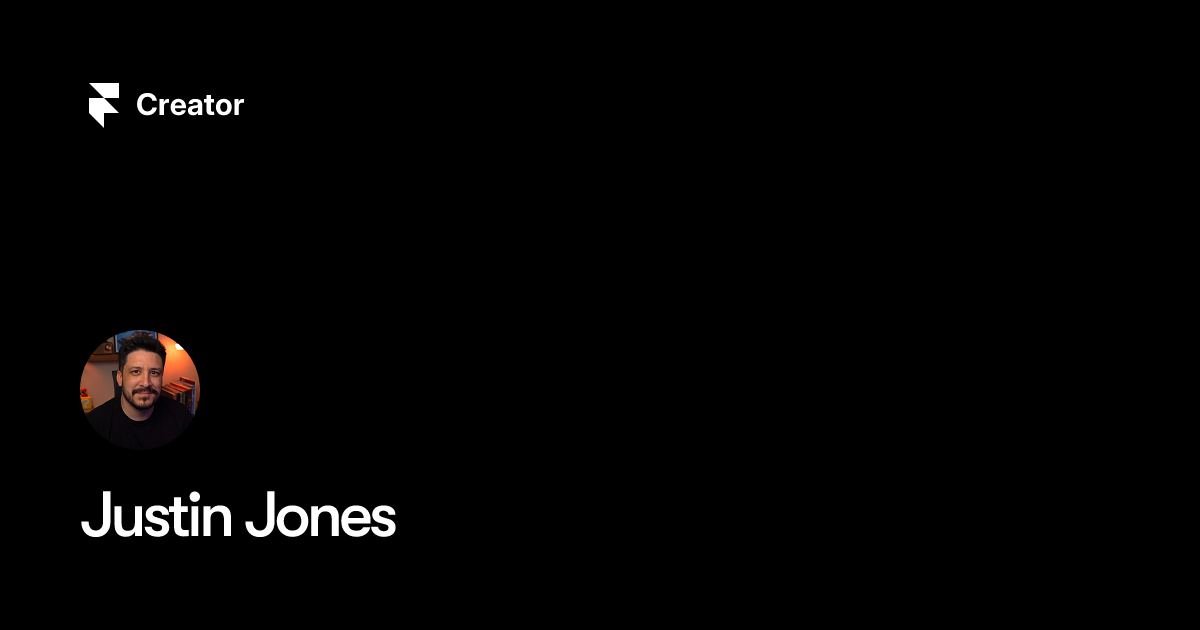 Justin Jones — Framer Creator