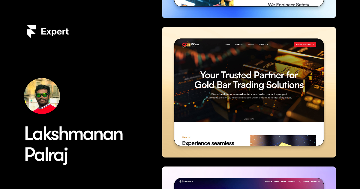 Lakshmanan Palraj — Web Design Freelancer on Framer Experts