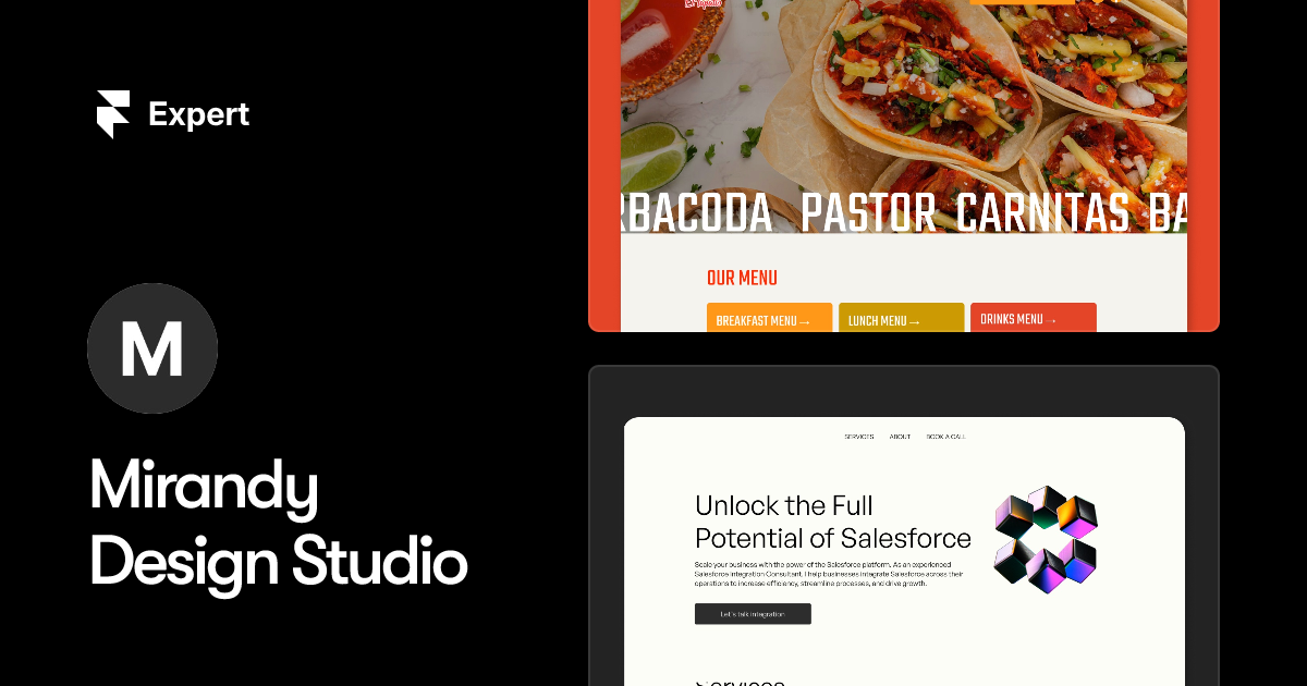Mirandy Design Studio — Web Design Freelancer on Framer Experts