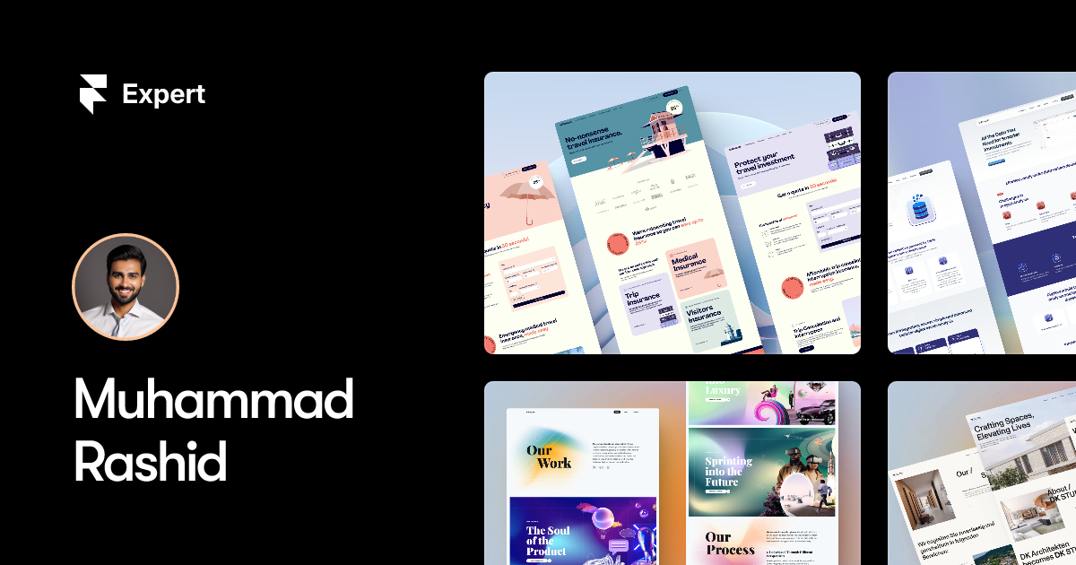 Muhammad Rashid — Web Design Freelancer on Framer Experts