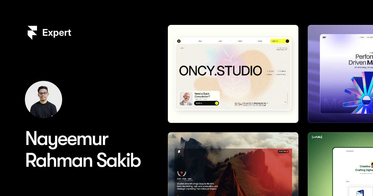Nayeemur Rahman Sakib — Web Design Freelancer on Framer Experts