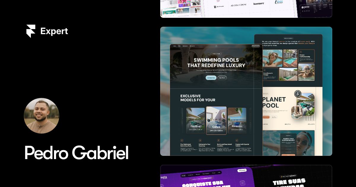 Pedro Gabriel — Web Design Freelancer on Framer Experts