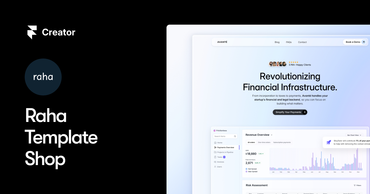 Website Templates by Disha Shah — Framer Creator