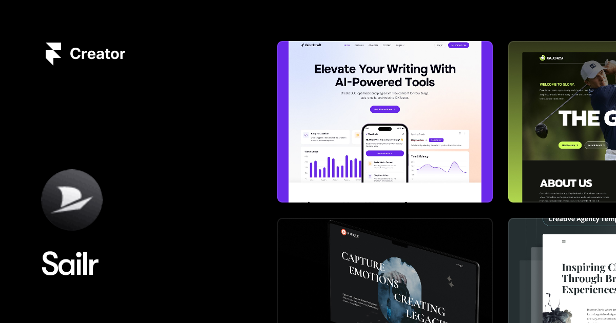 Sailr — Framer Creator