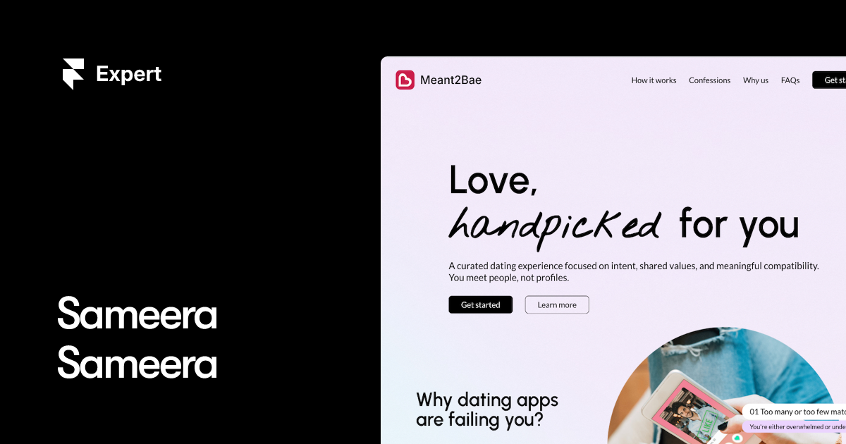 Sameera Sameera — Web Design Freelancer on Framer Experts