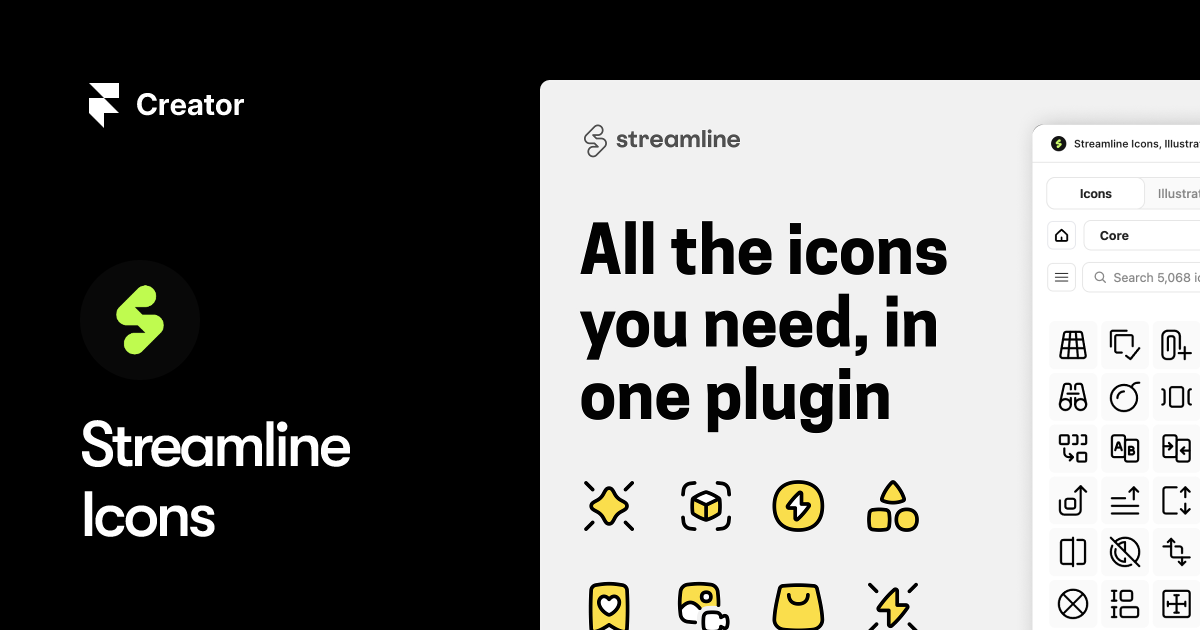 Website Plugins by Streamline Icons — Framer Creator