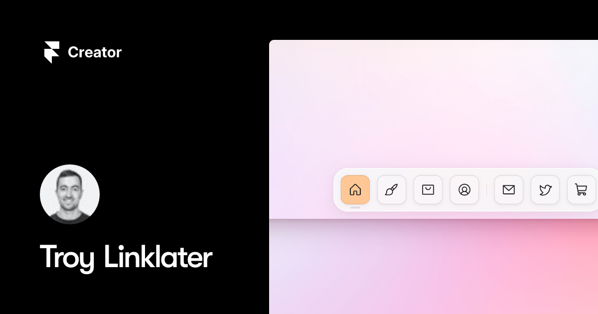 Website Templates by Troy Linklater — Framer Creator