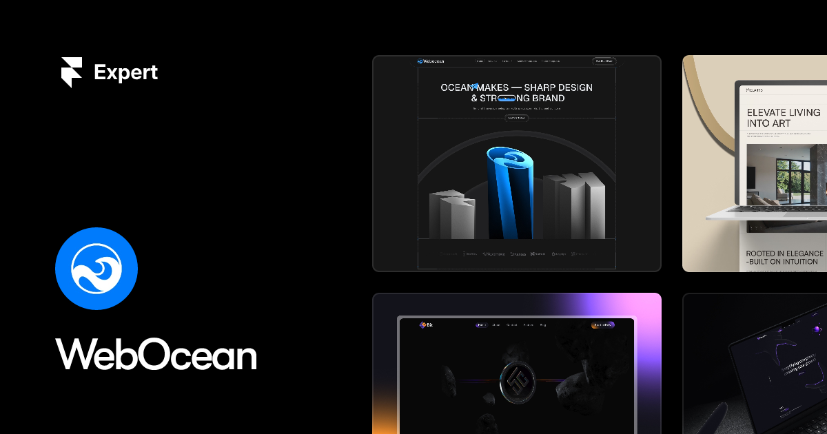 Website Templates by WebOcean — Framer Creator