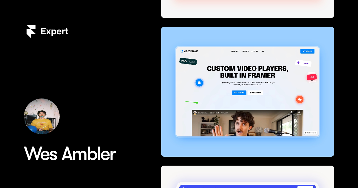 Wes Ambler — Framer Creator